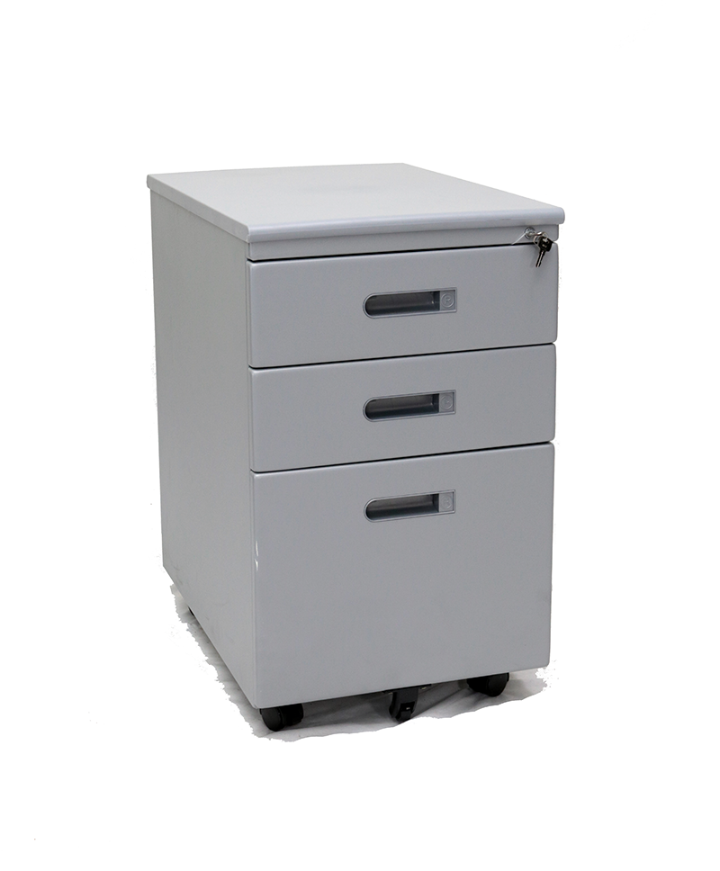 Archivo Modular Metálico 3 Gavetas Cod. 1-1095 | Oficentro Rosa