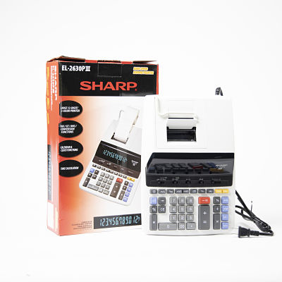 Calculadora Sharp 2630PIII usa papel electrica cod. 074000016862 ...