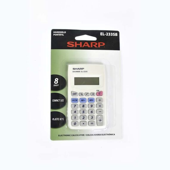 Calculadora Sharp el-233 Cod. 074000017054 | Oficentro Rosa