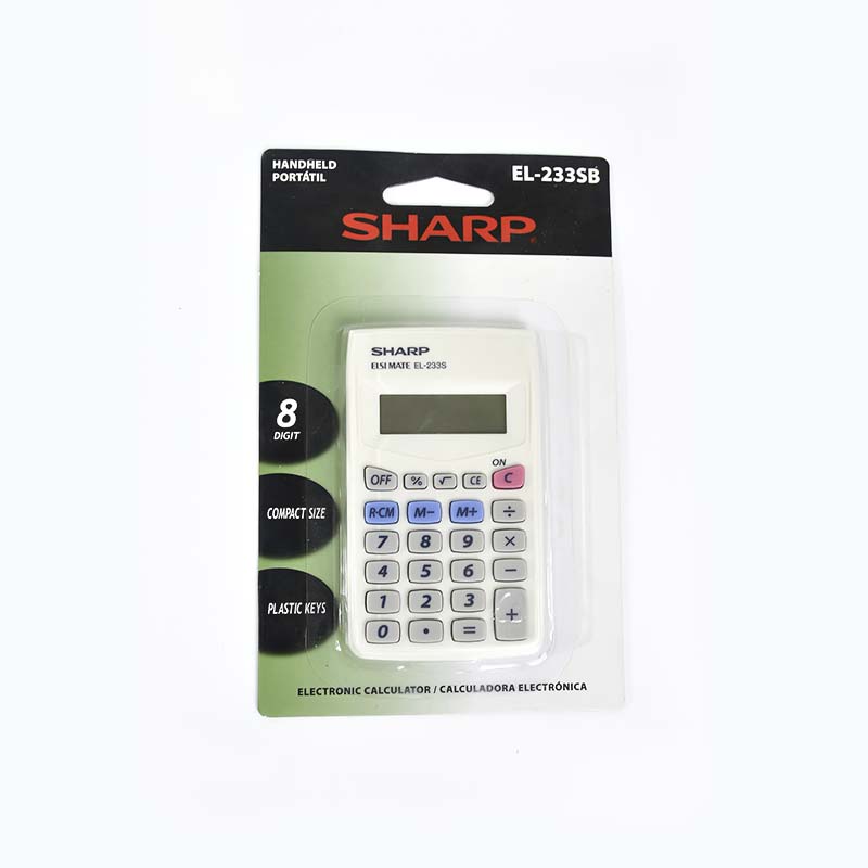 Calculadora Sharp el-233 Cod. 074000017054 | Oficentro Rosa
