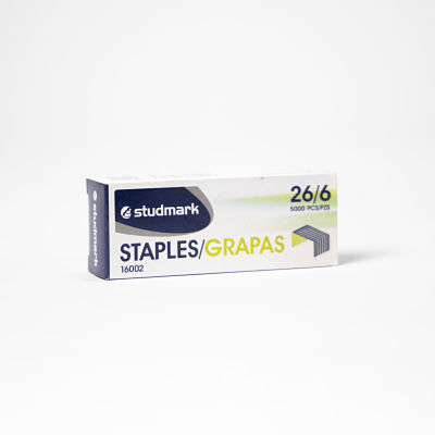 Grapas standard 5000 unidades Studmark cod. 7453015101256 | Oficentro Rosa