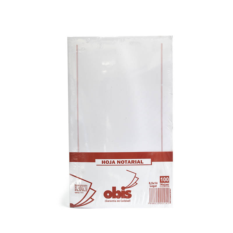 Hojas notariales cod. 7464610045142 | Oficentro Rosa